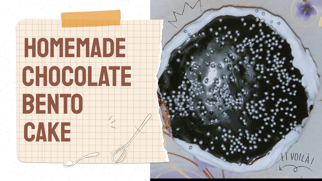 Chocolate Bento Cake/Easy To Make| How To Make Chocolate Bento Cake ...