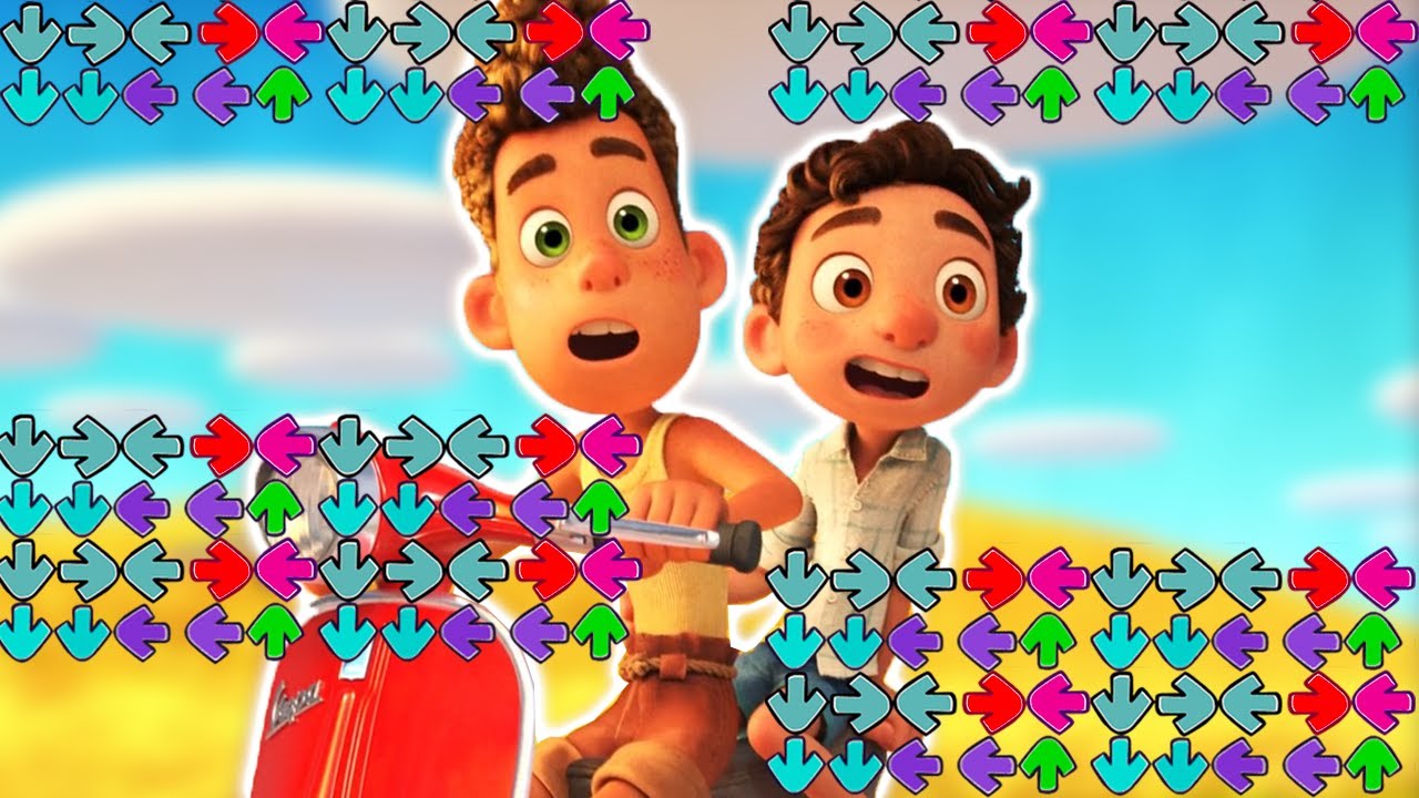 Luca Vs Alberto in Friday Night Funkin - Sarvente Mod ( FNF ) - YouTube