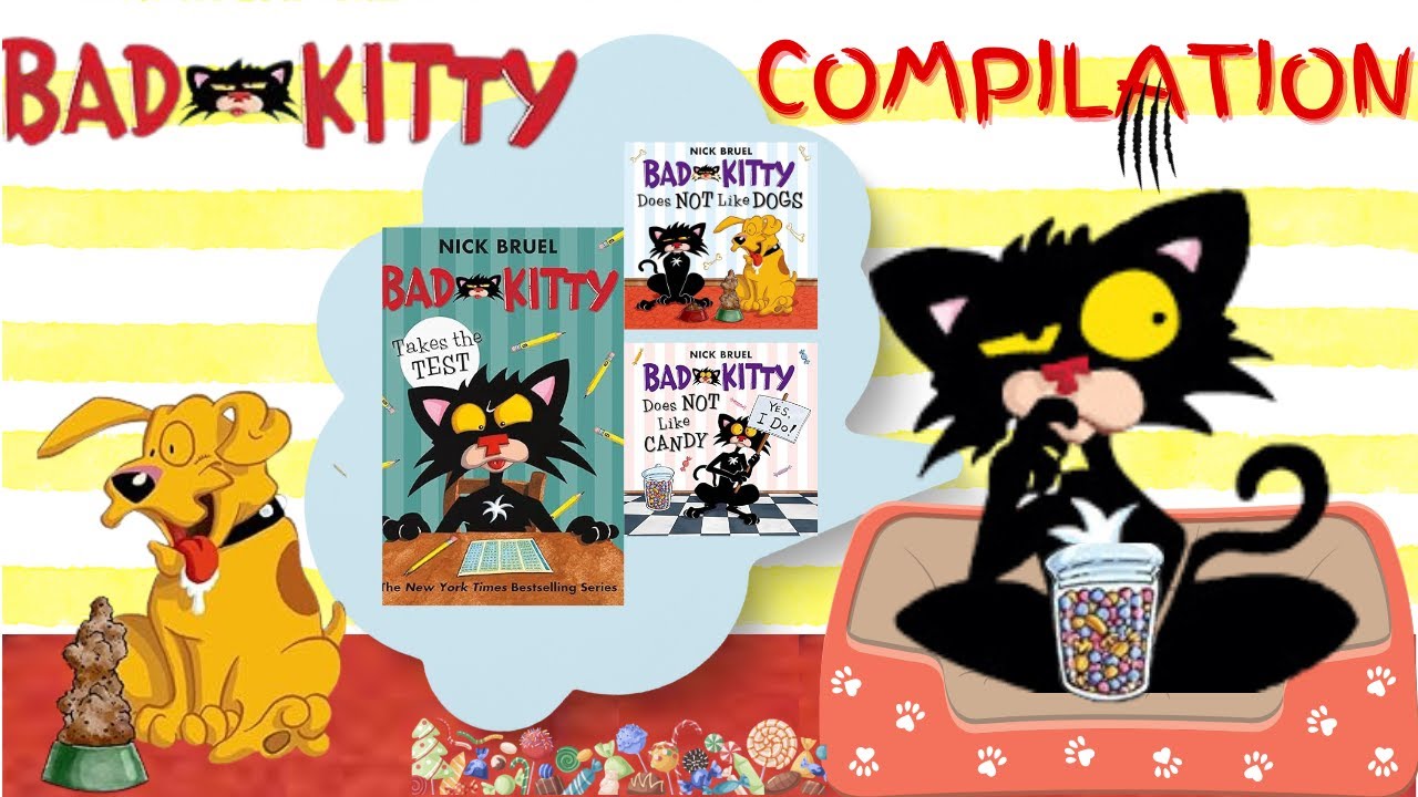Bad Kitty Compilation | cat books for kids - YouTube