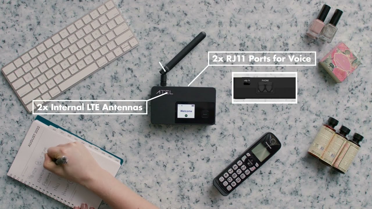 Introducing the ATEL V810 Axis 4G LTE Phone Hub - YouTube