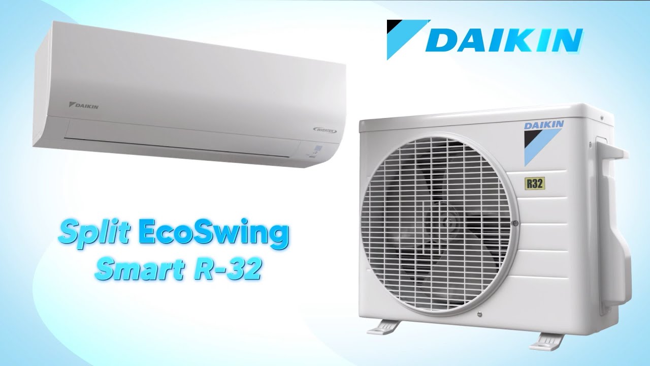 Ar-condicionado Split Inverter EcoSwing Smart R-32 - YouTube