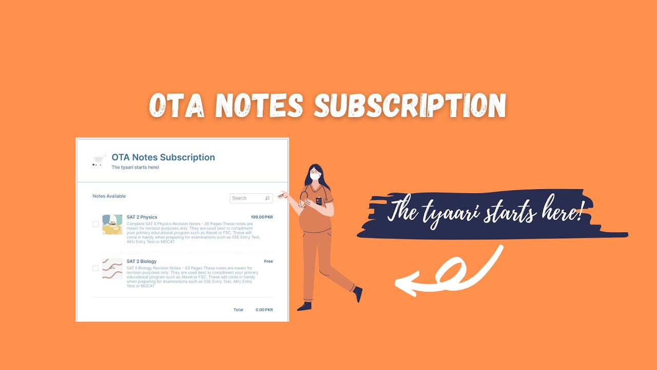 OTA Notes Subscription | The Resources You Need to Ace Your Exams ...