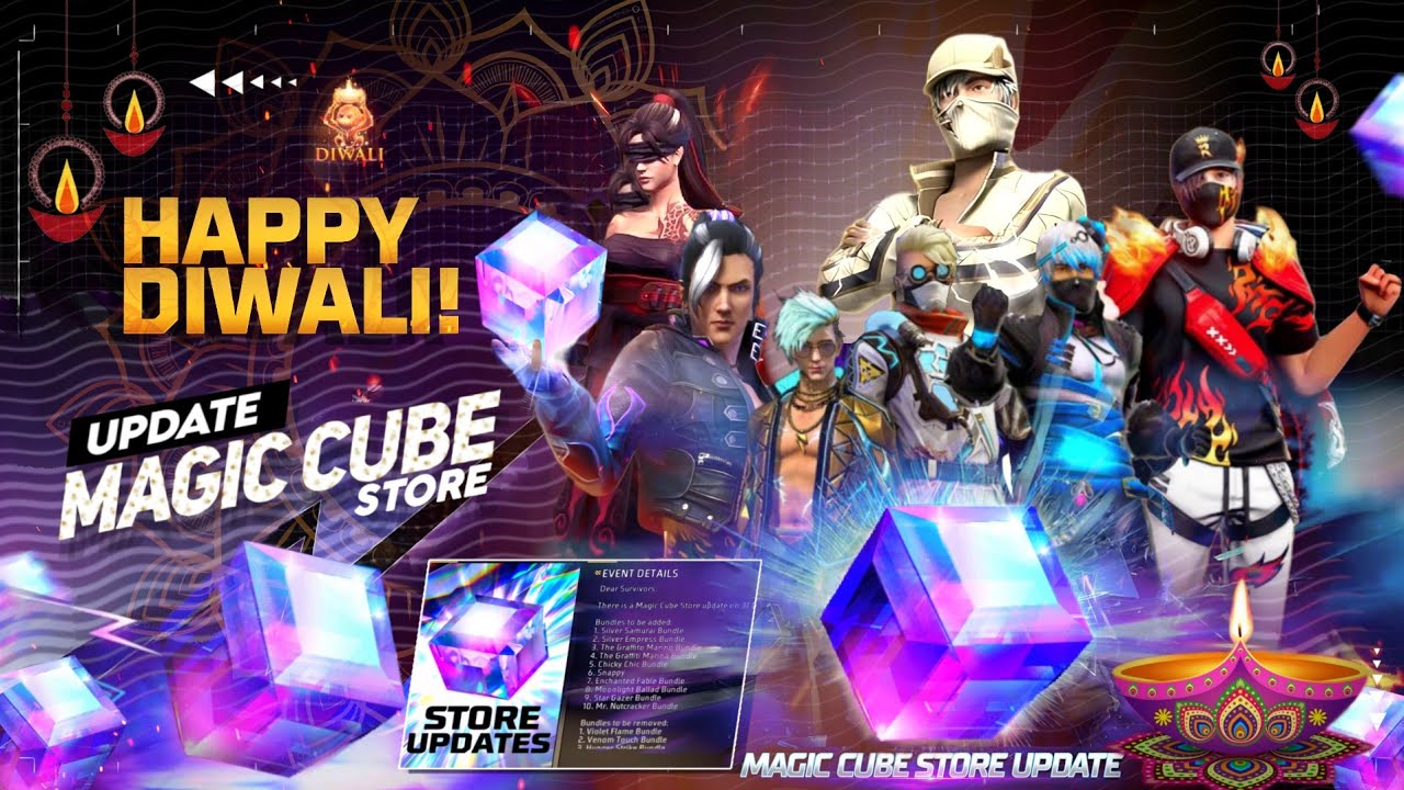 DIWALI MAGIC CUBE STORE UPDATE FF | NEXT MAGIC CUBE BUNDLE | FF NEW ...