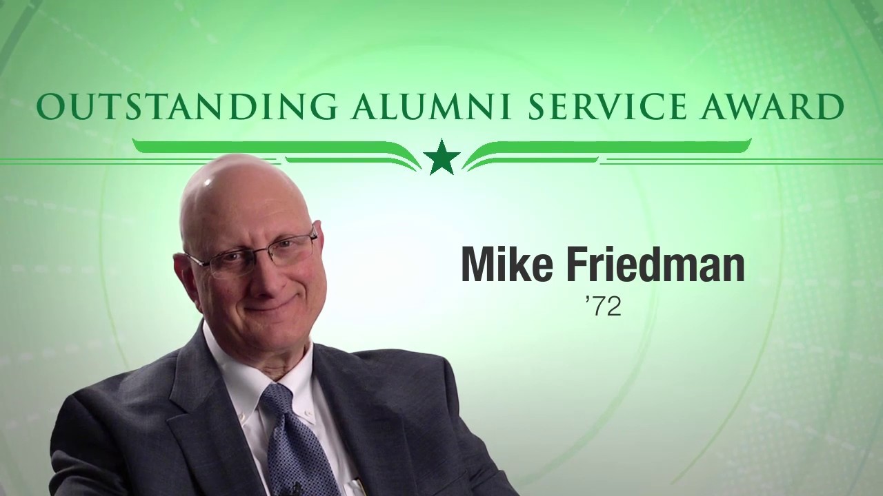 Mike Friedman - Outstanding Alumni Service Award 2013 - YouTube