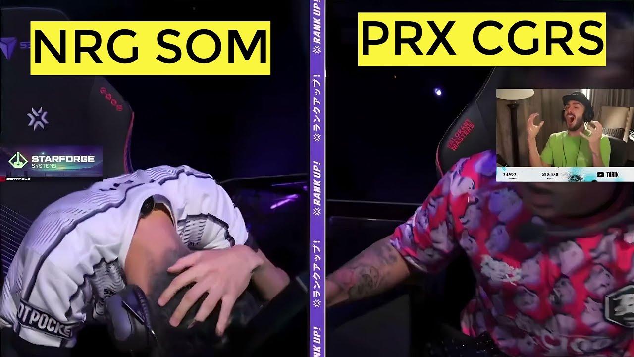 Insane Discipline & 0.01 Sec Clutch From PRX CGRS 4K Clutch -Sen Tarik React | NRG vs PRX - YouTube