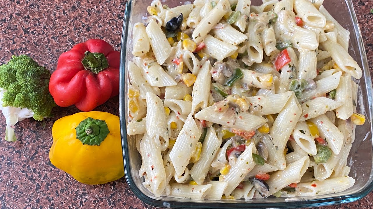 White sauce Italian pasta 🍴🥣 #healthypasta#italianpasta - YouTube