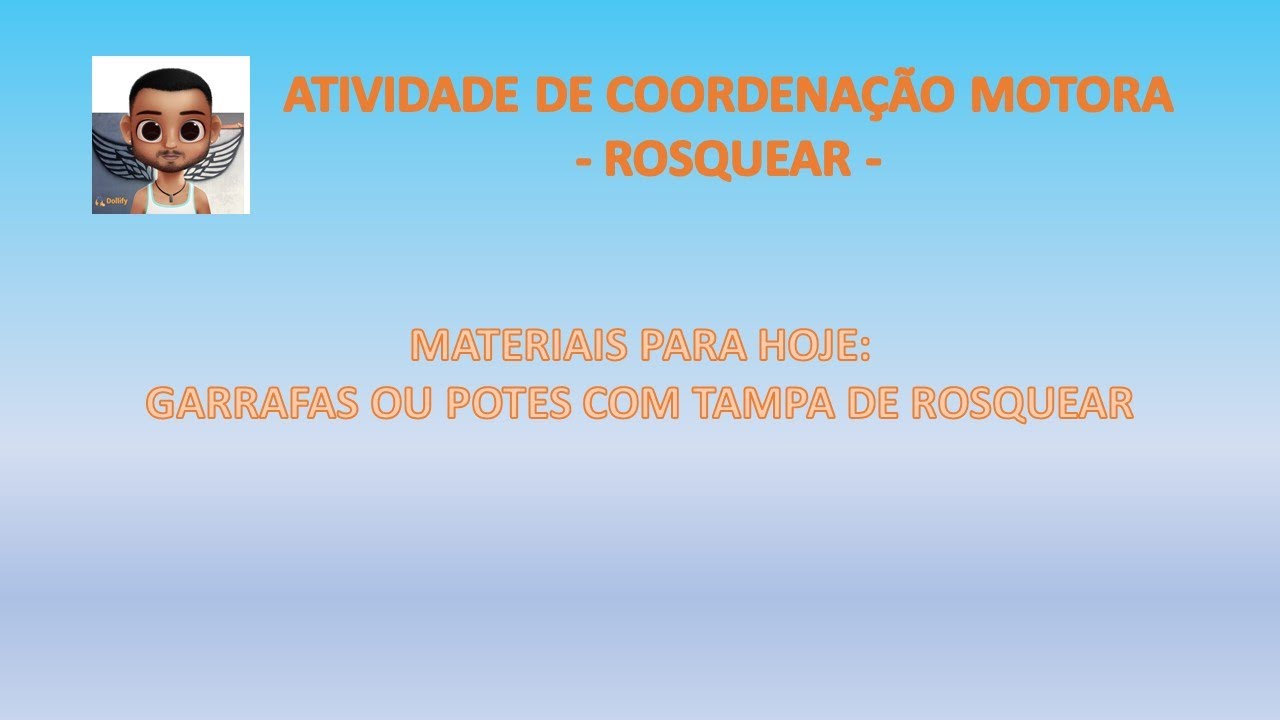 Habilidade em rosquear - YouTube