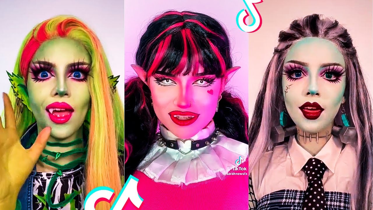 Monster High TikTok Makeup Compilation - YouTube