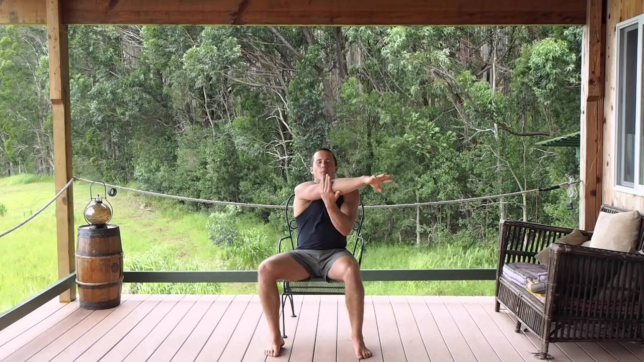 Seated Tricep Stretch - YouTube