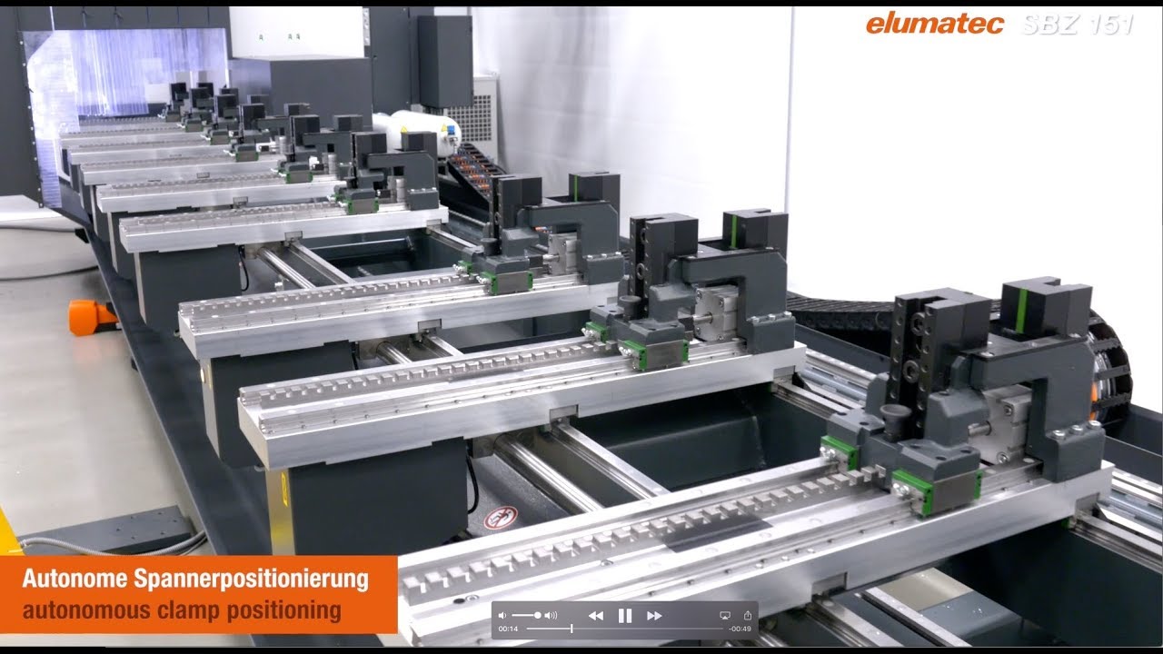 SBZ 151 - Stabbearbeitunsgzentrum - Profile machining centre - elumatec ...