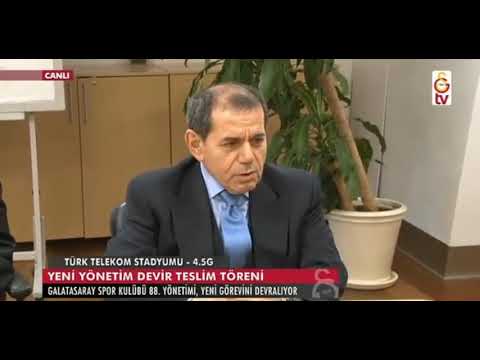 Galatasaray başkanlığında devir teslim töreni  Dursun Özbek'in açıklamaları 24 Ocak 2018
