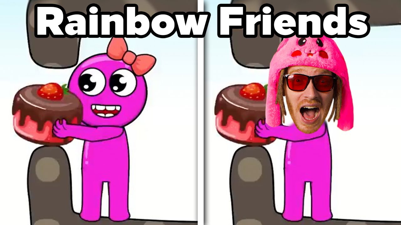Sound effects of [Rainbow Friends] 🤣🤣🤣 Greedy Pink lost - YouTube