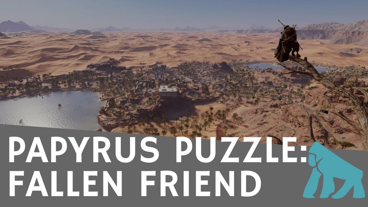 Assassin's Creed Origins / Papyrus Puzzle - Fallen Friend - YouTube