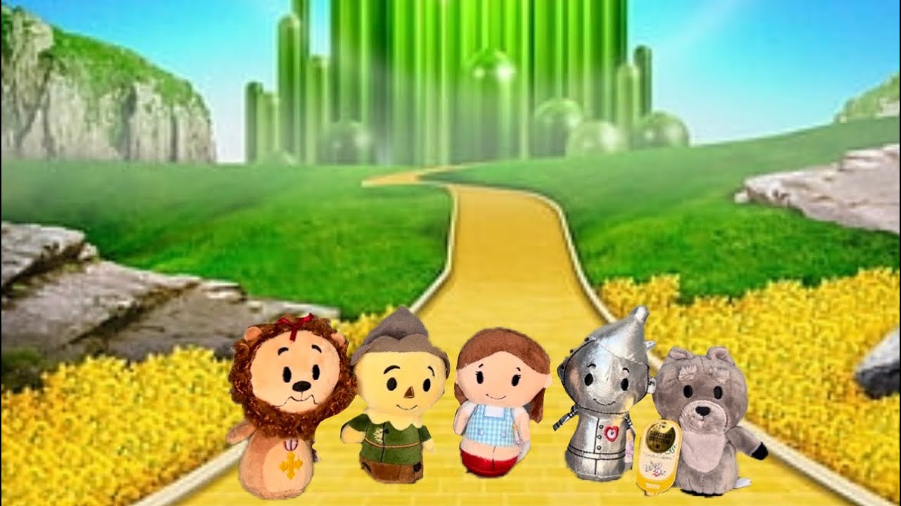 Hallmark Wizard Of Iz Itty Bittys: Dorothy, Scarecrow, Tin Man, Lion ...
