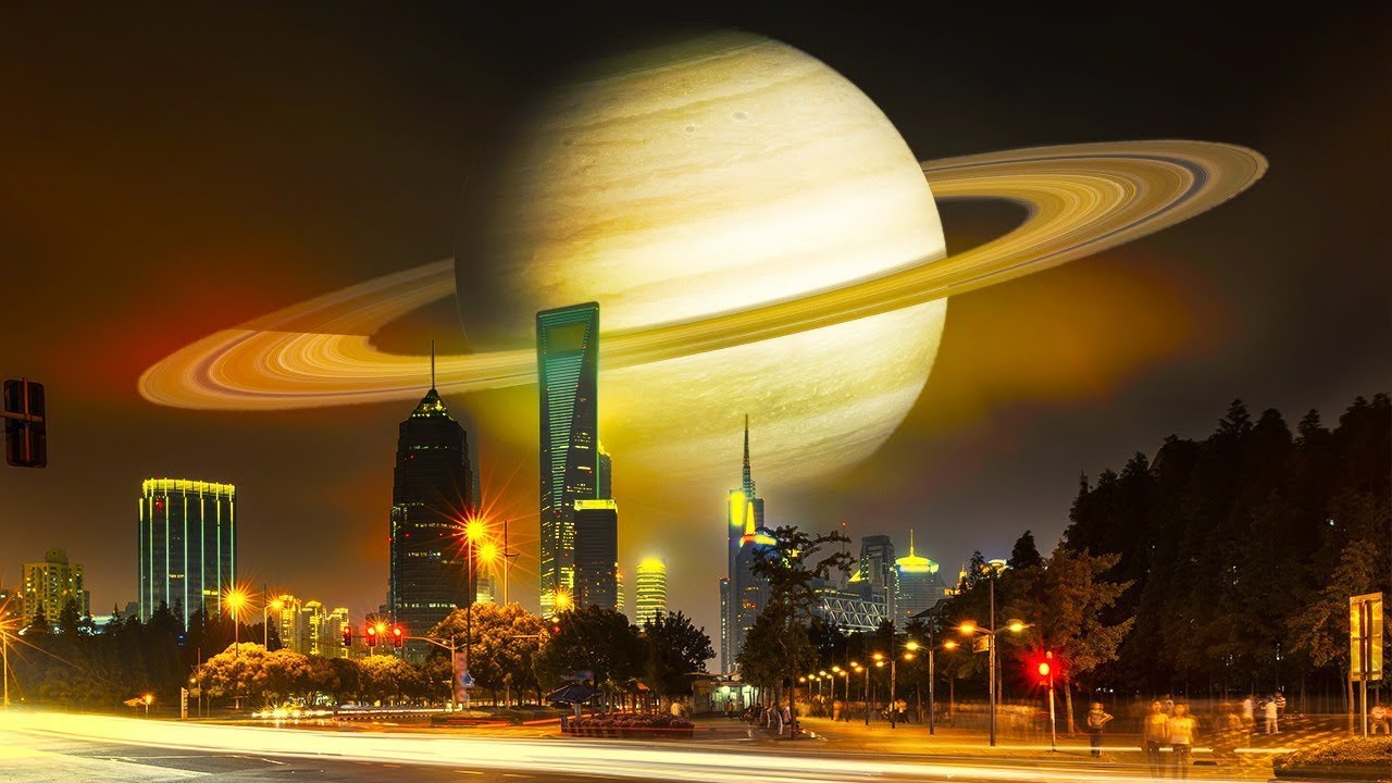 What if... the moon was replaced by Saturn? - YouTube