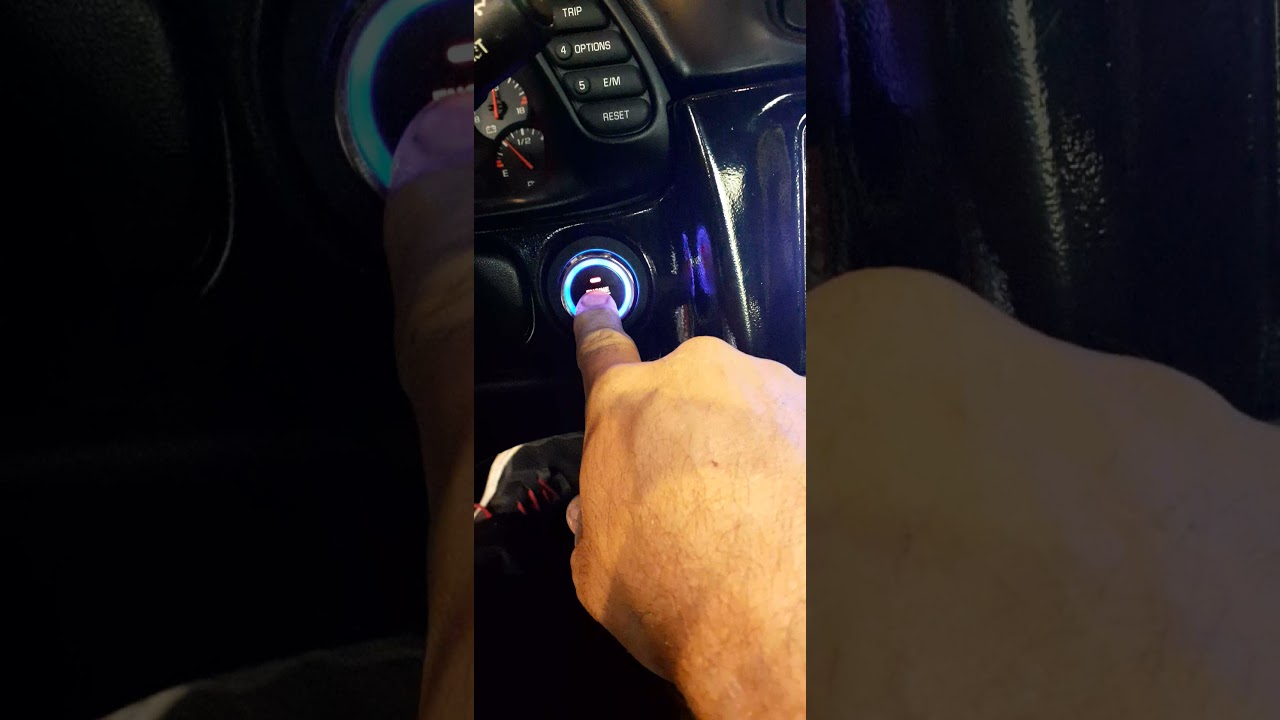 c5 Corvette push button start, - YouTube