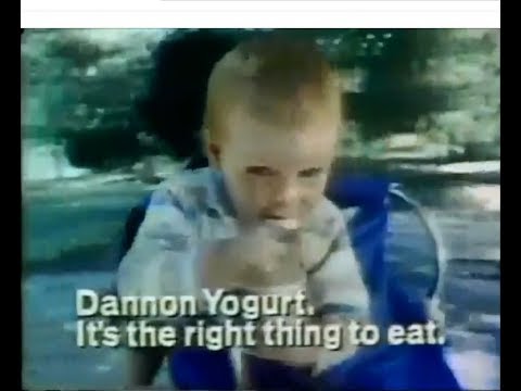 Dannon Yogurt Commercial (1976) - YouTube
