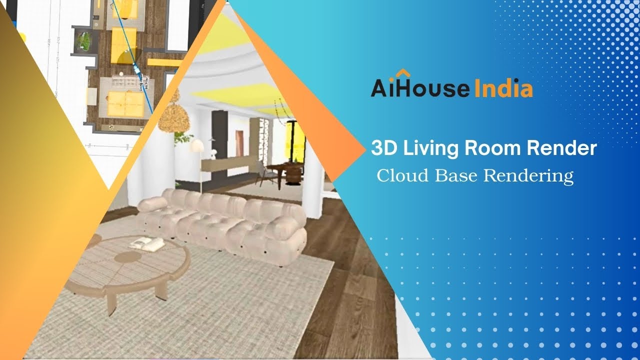 Online 3D Living Room Render | Cloud Base Rendering - YouTube