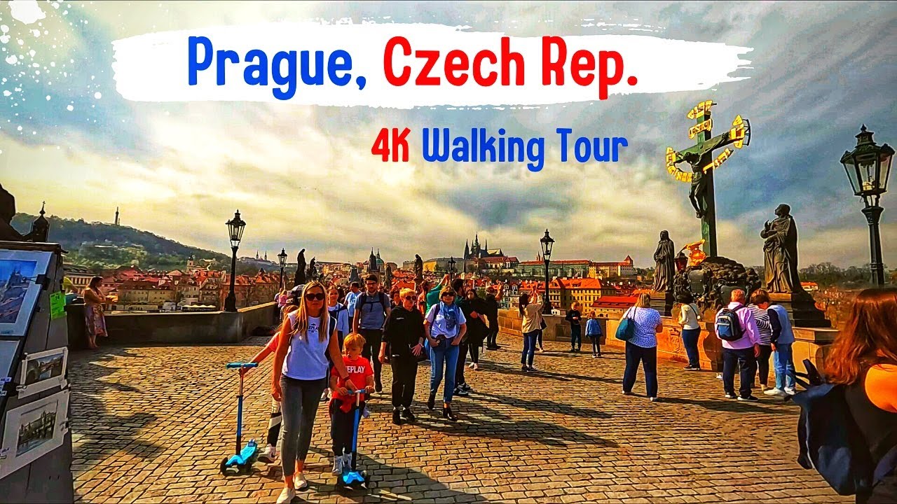 Prague - 4K Walking Tour of Charles Bridge,Old Town Square | Czech ...