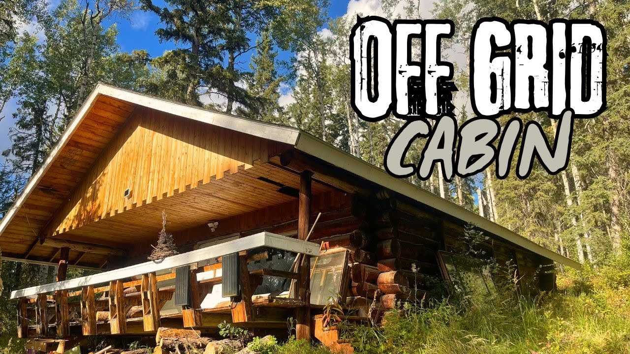 Our 60 year old Off Grid Cabin in the Forest! - YouTube