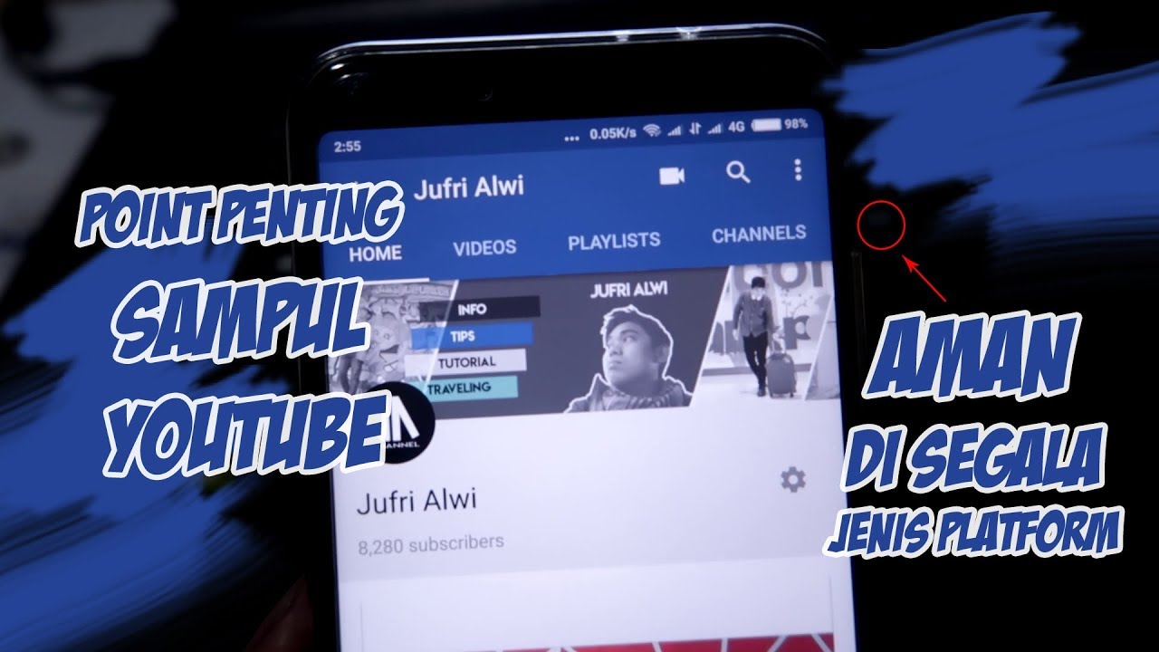TIPS MEMBUAT SAMPUL YOUTUBE | HEADER CHANNEL YANG BAIK - YouTube
