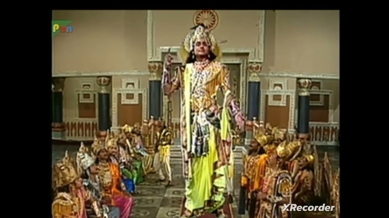 Duryodhan Ko Dikhaya Virat Rup || Shree Krishna Virat Roop || old ...