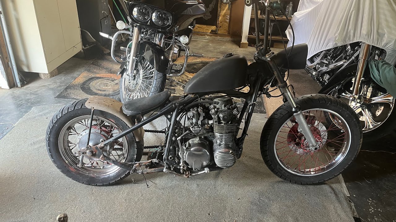 CB550 Chopper Revival - YouTube
