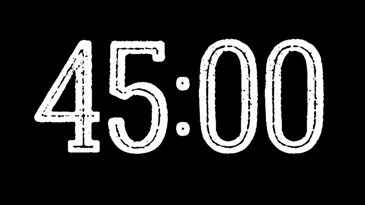 45 Minute Timer with Overtime - YouTube