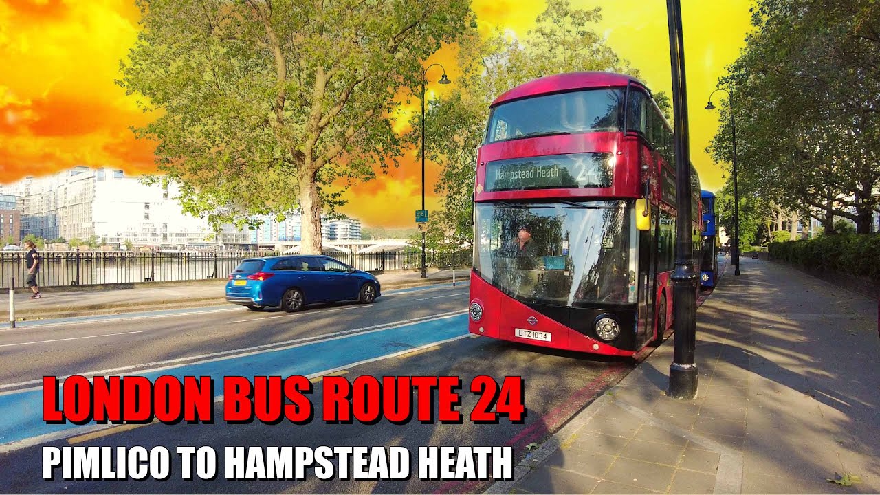 Morning London Bus Journey - Route 24 Full Journey From Pimlico To ...