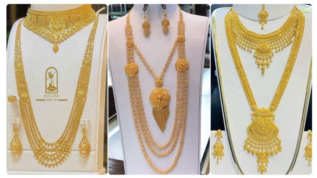 Heavy Gold Jewellery Set Designs For Bridals - YouTube