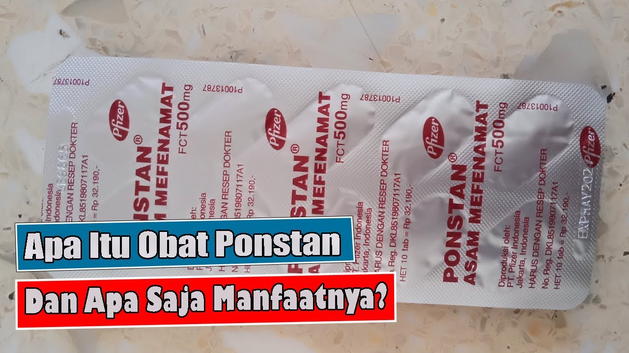 APA ITU OBAT PONSTAN DAN APA SAJA MANFAATNYA? - YouTube