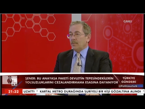 Türkiye Gündemi Abdüllatif Şener  1. Bölüm  01.02.2017