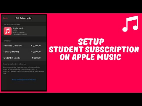 How to Setup Student Subscription On Apple Music