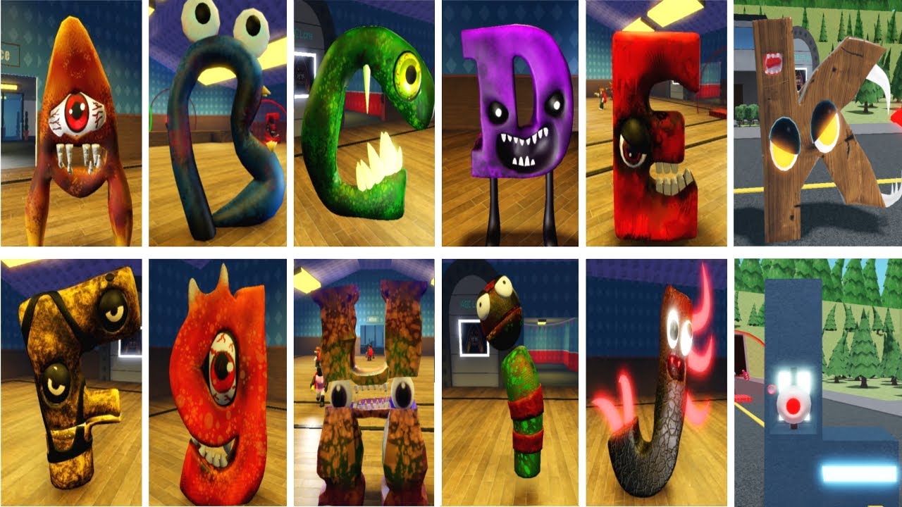 NEW All Jumpscare ABC Lore (A-L..) - YouTube