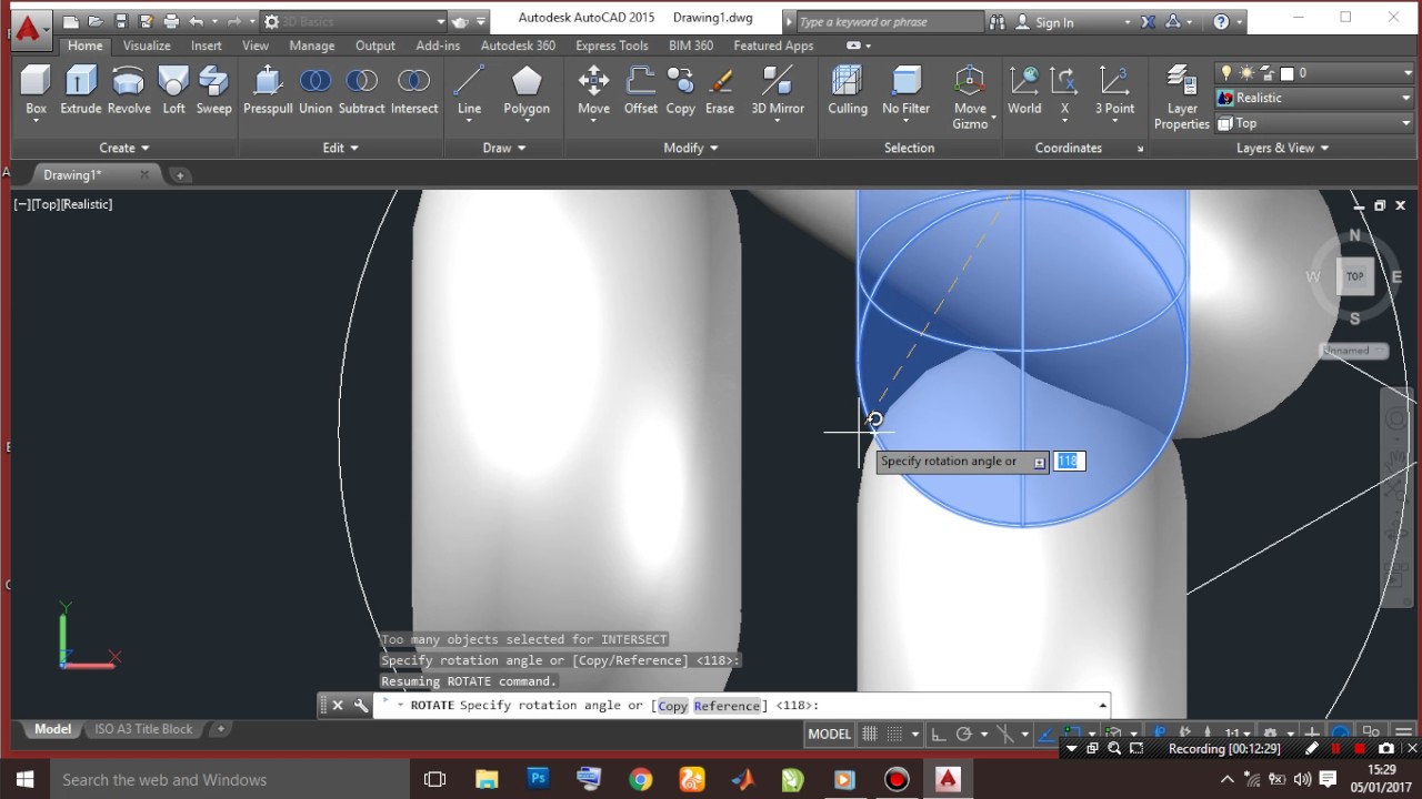 Tutorial Membuat Lampu Menggunakan AutoCad - YouTube