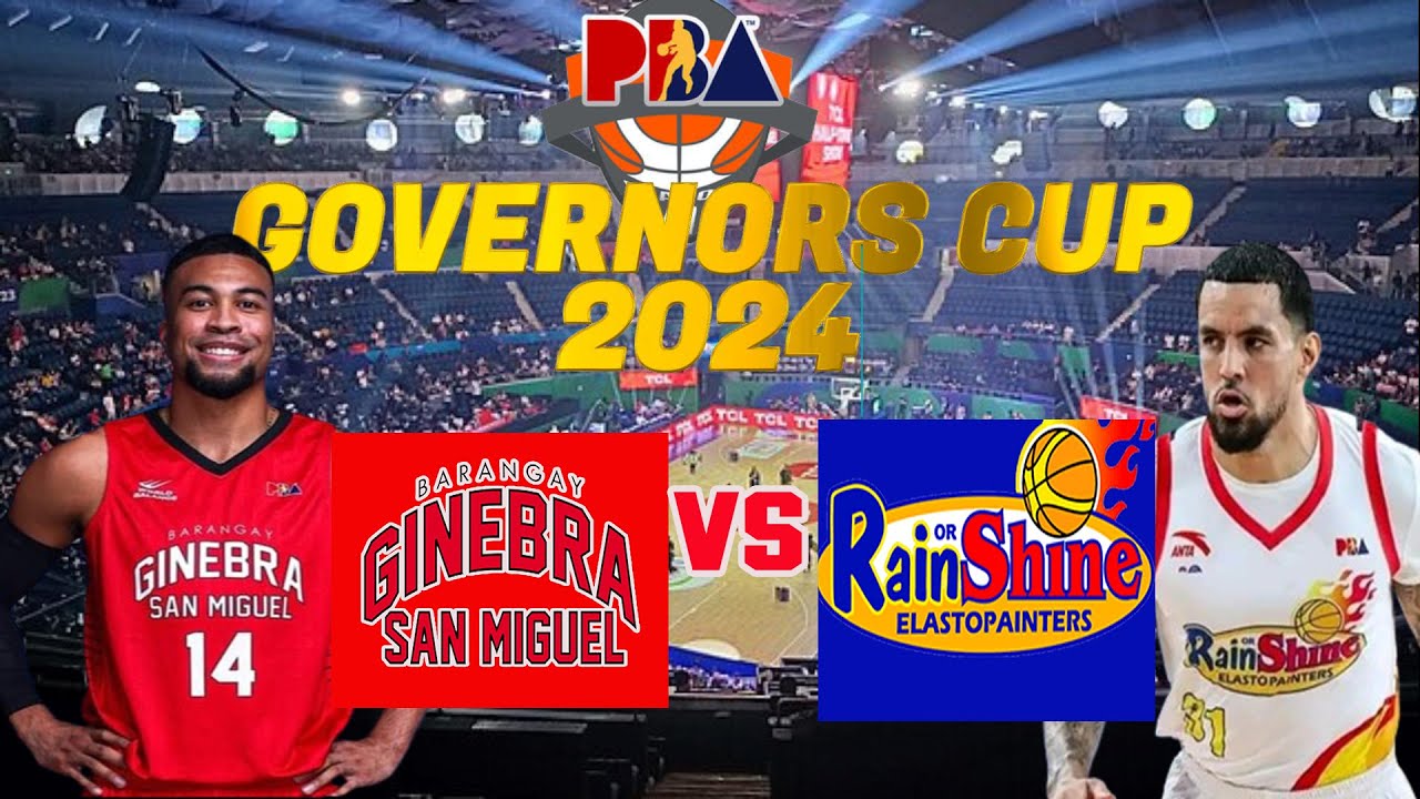 PBA LIVE 🔴BARANGAY GINEBRA VS RAIN OR SHINE- PBA GOVERNORS CUP 2024 ...
