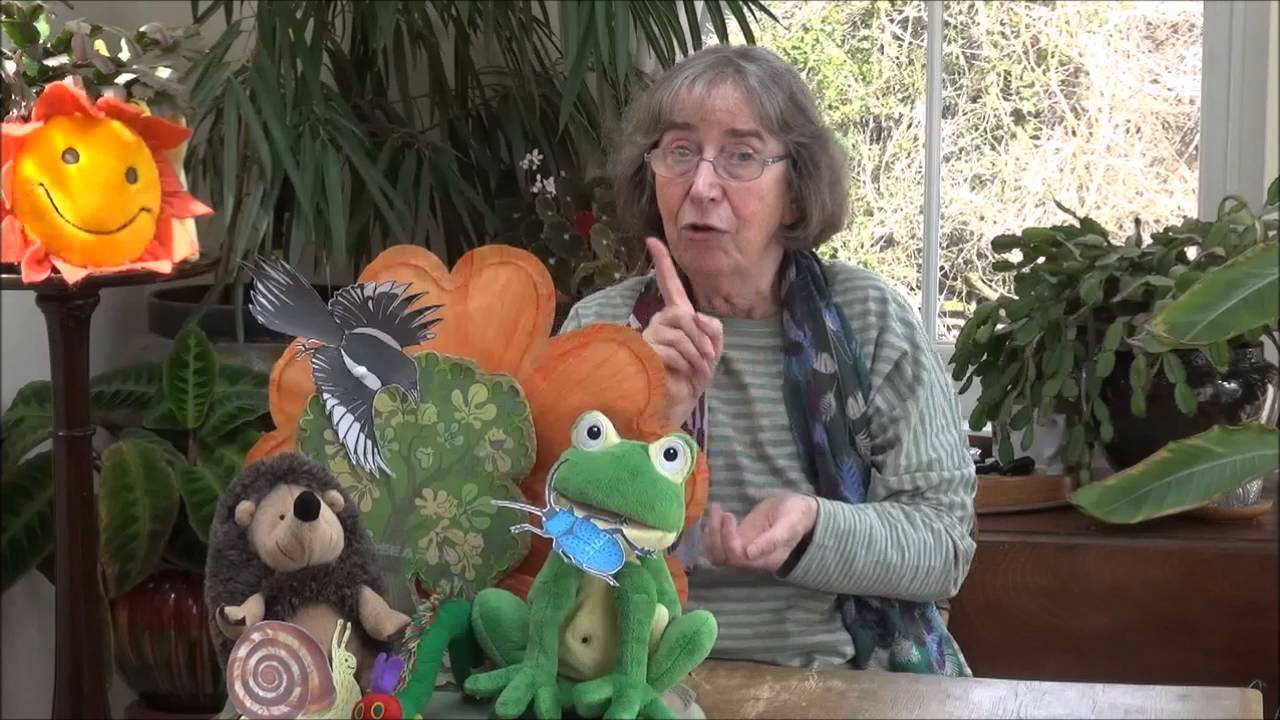Caterpillar, bye-bye! - a hand play rhyme by Deanna Hoermann - YouTube