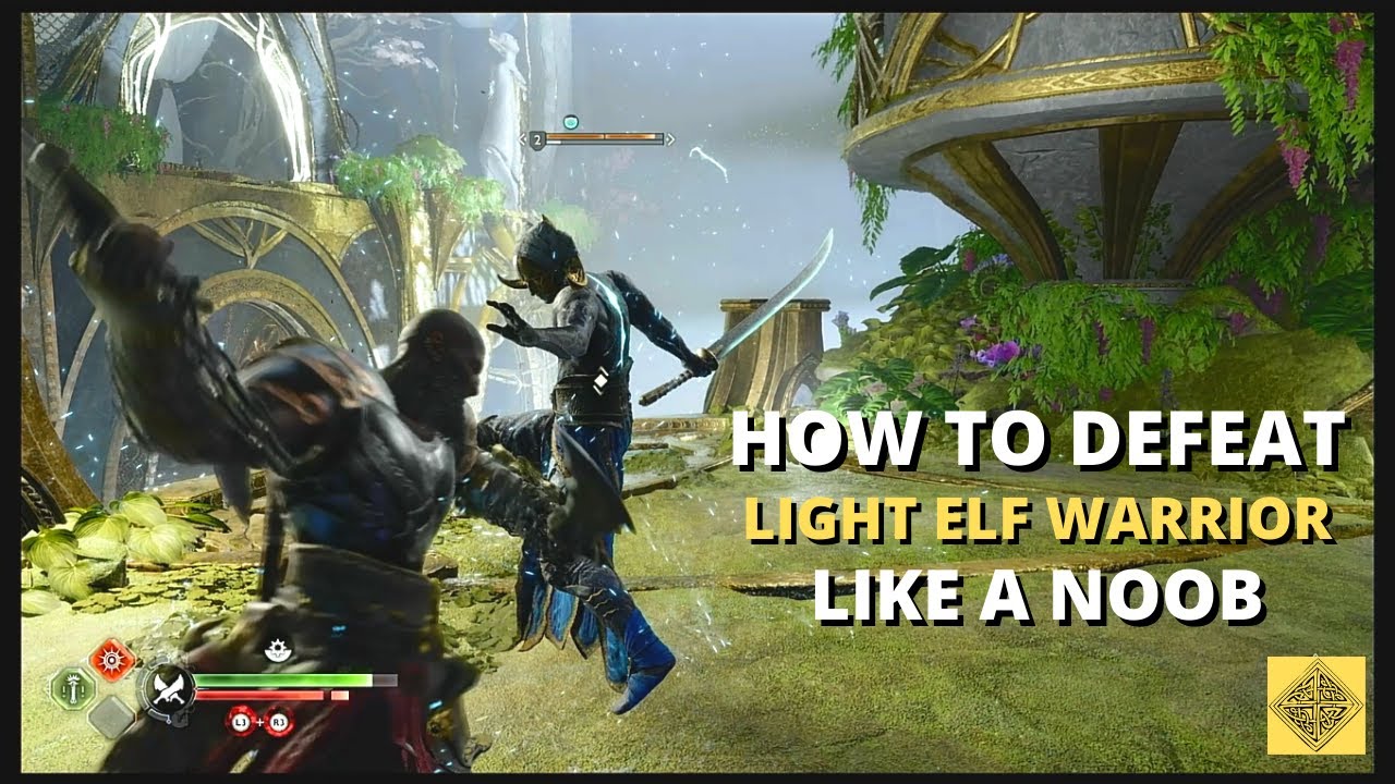 How to Defeat Light Elf Easily (One versus One) - God of War Ragnarok ...