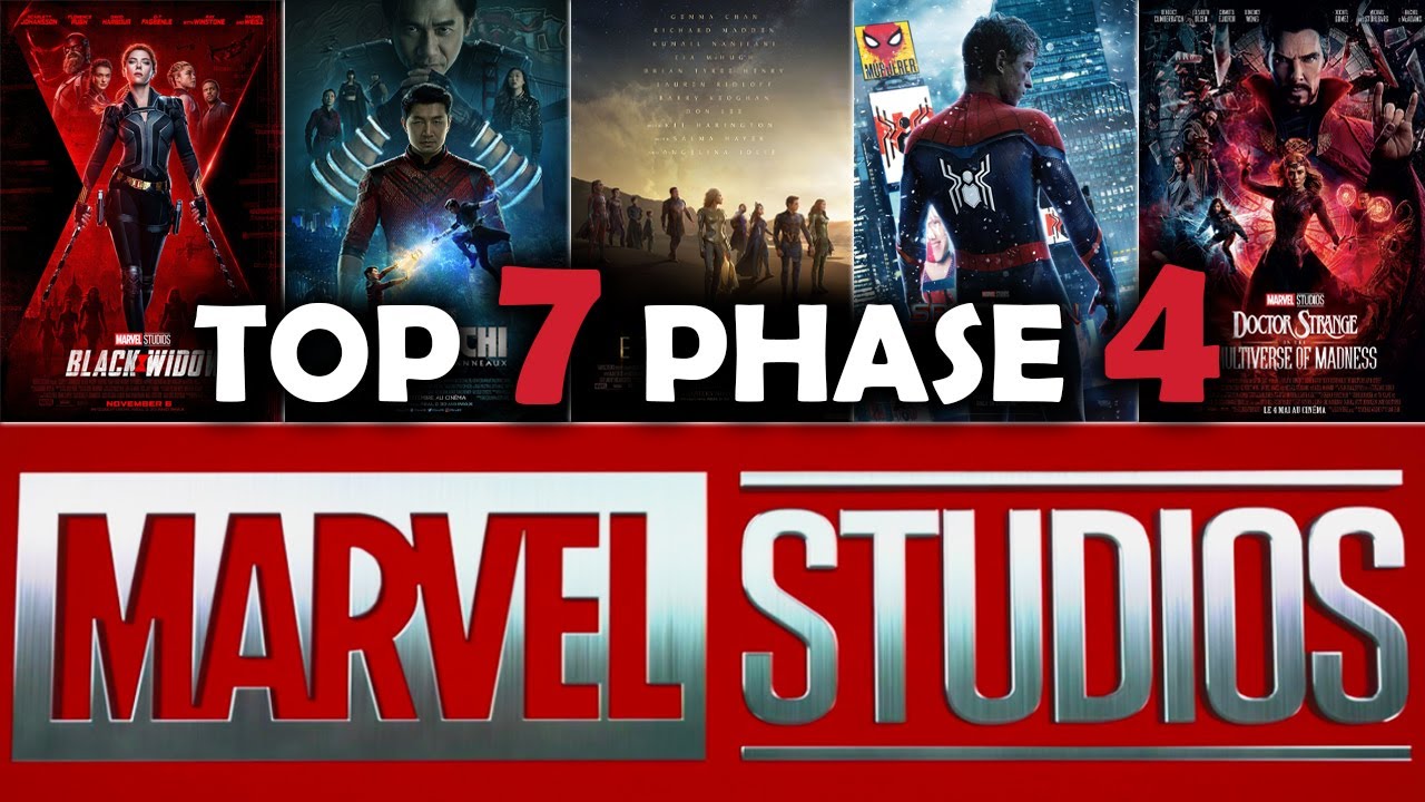 TOP 7 des FILMS de la PHASE 4 de MARVEL STUDIOS (MCU) ! - YouTube