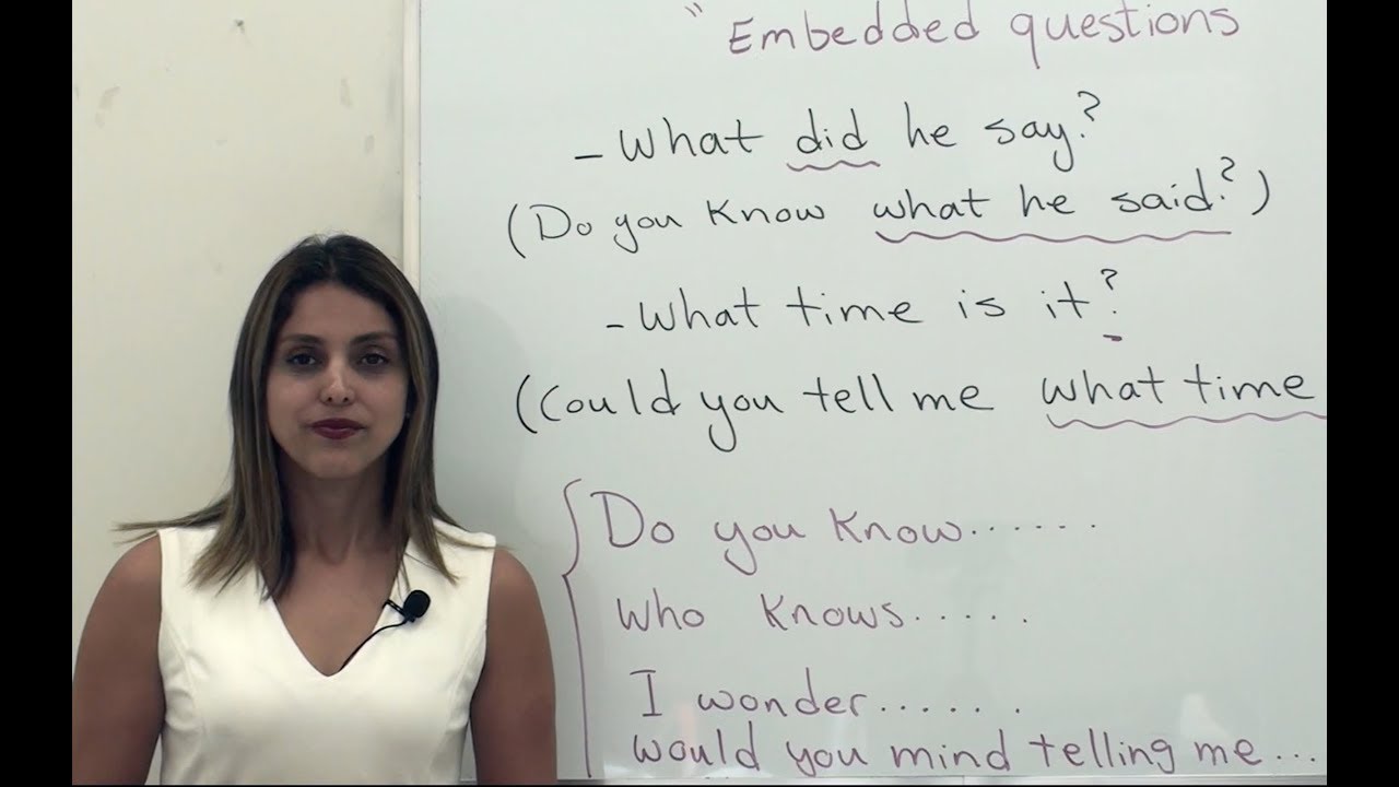 Embedded questions - YouTube
