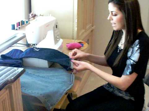 AMAZING QUICK & EASY way to HEM JEANS keeping the ORIGINAL HEM LINE ...
