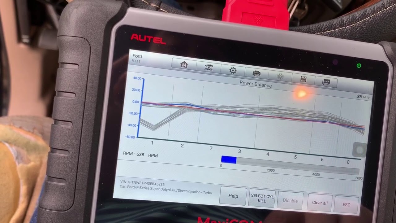 powerstroke 6.0 power balance test - YouTube