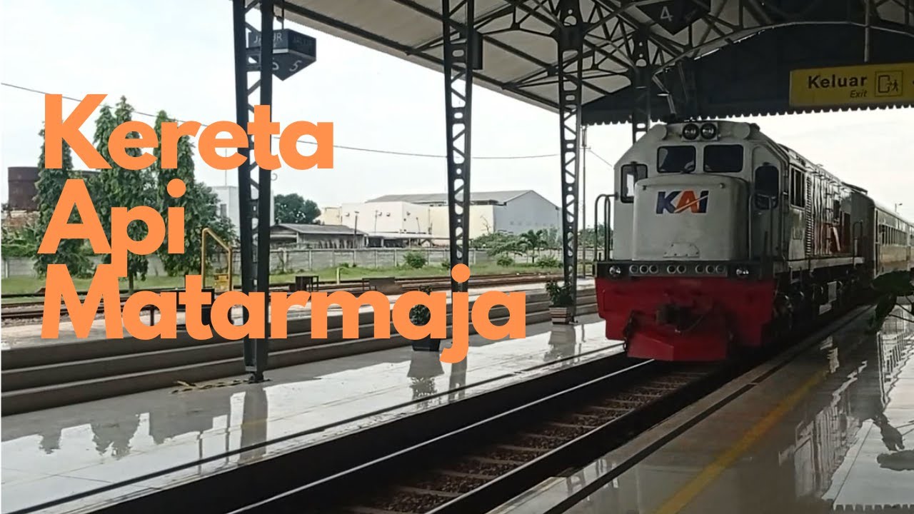 Kereta Api Matarmaja | Stasiun Cikampek - YouTube