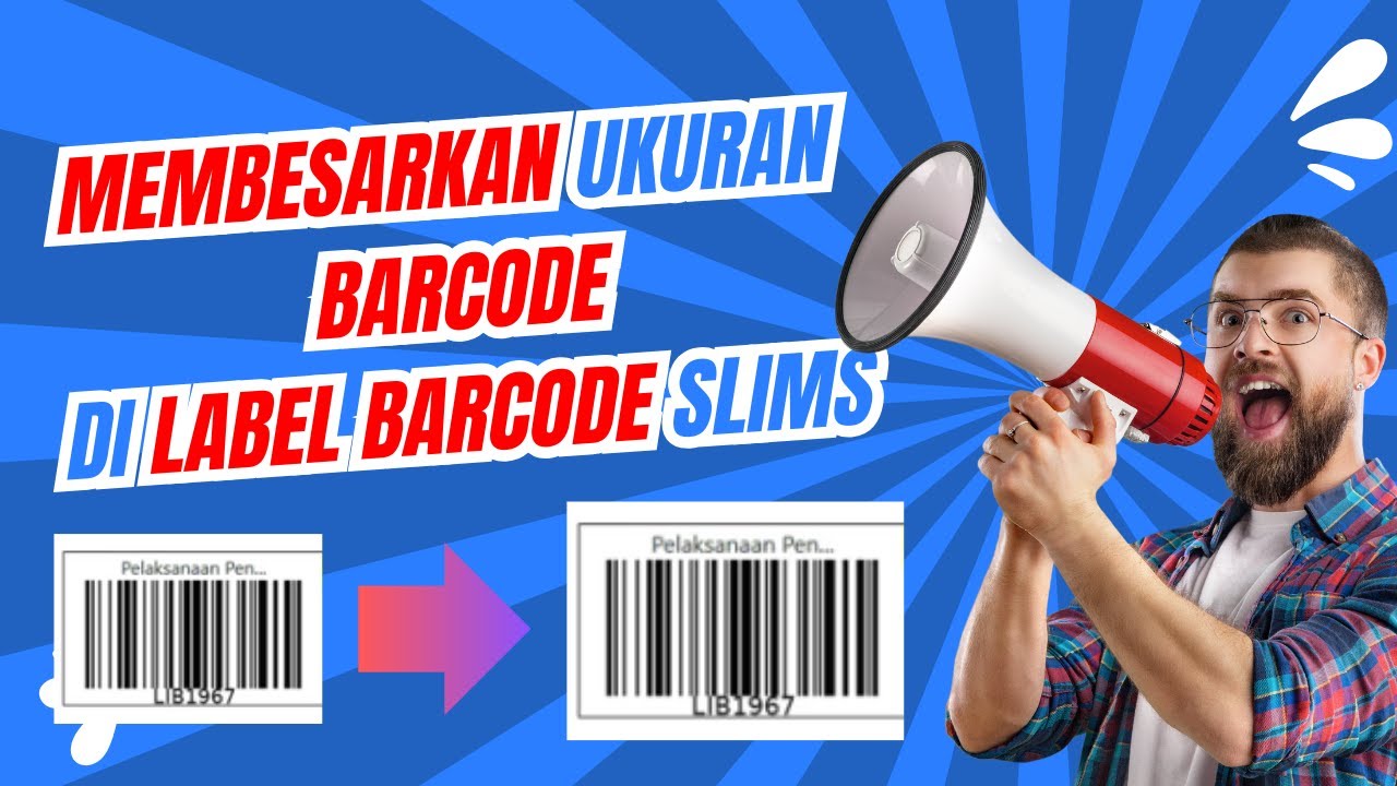 Cara memperbesar ukuran barcode di plugin label & barcode warna SLiMS 9 ...