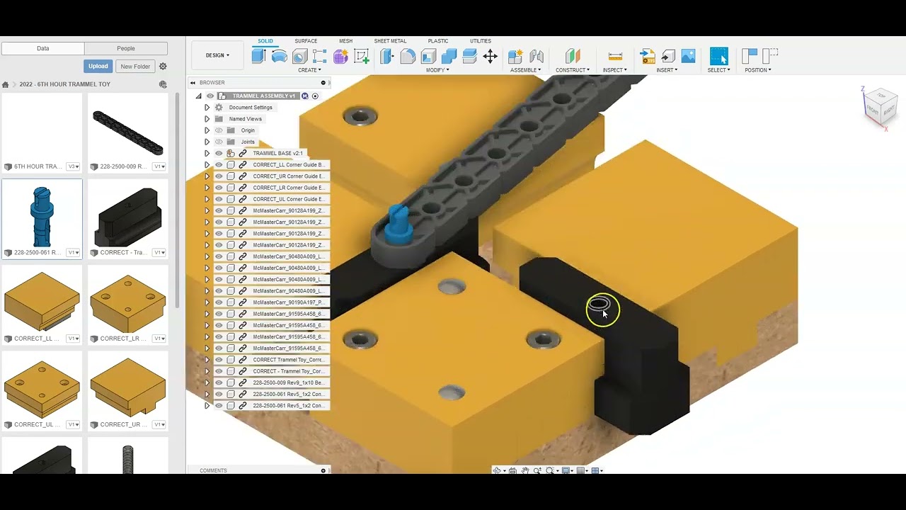 PLTW IED - Problem 2.4.1 - Troubleshoot an Assembly - Constraining The ...