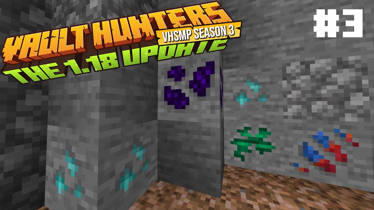 MY FIRST MINE ROOM | VAULT HUNTERS MINECRAFT SMP EPISODE 3 - YouTube