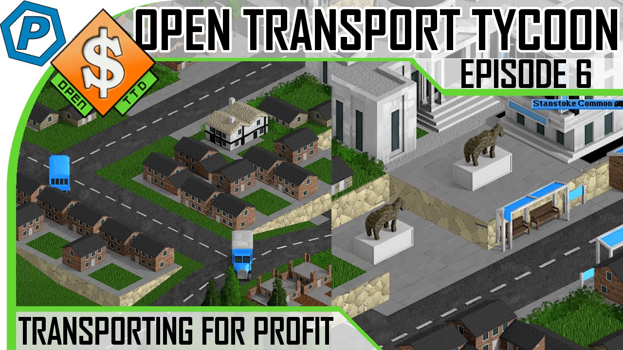 Open Transport Tycoon Deluxe | #6 | Mail/Postman is here - YouTube