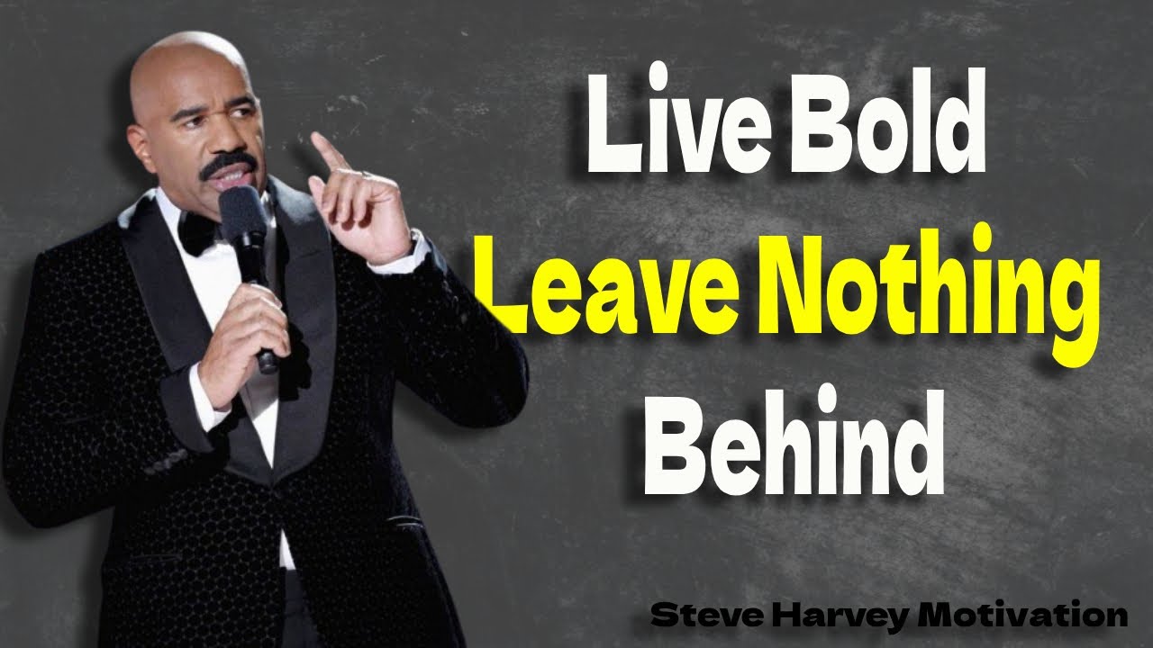 Live Bold, Leave Nothing Behind" || BEST MOTIVATIONAL SPEECH||Steve ...