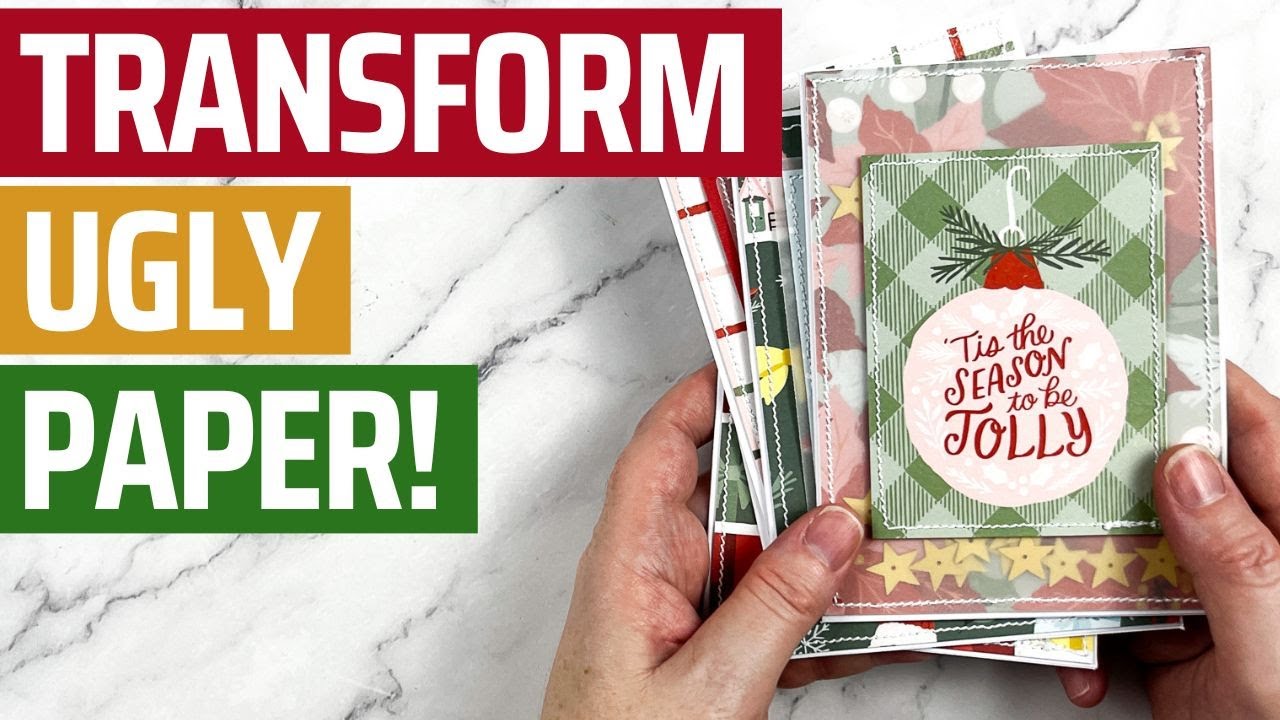 Surprising Christmas Crafts: Ugly Paper turned into Simple Christmas ...