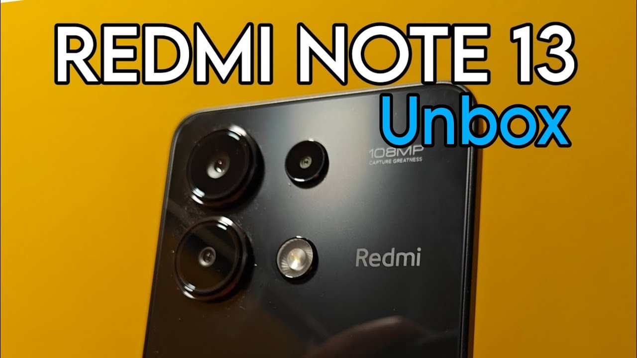 Xiaomi Redmi Note 13 Unboxing, configuración y primeras impresiones en ...